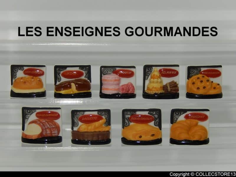 SERIE COMPLETE DE FEVES LES ENSEIGNES GOURMANDES 2020 - Fèves de ...