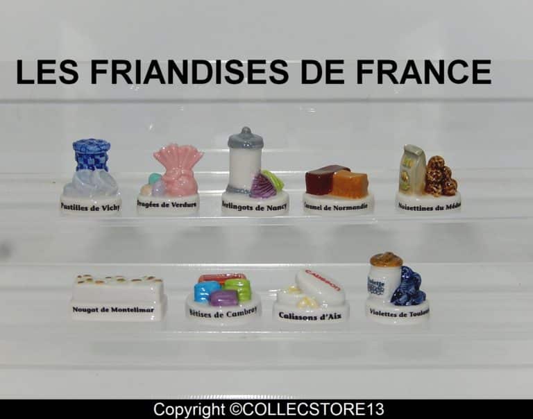 SERIE COMPLETE DE FEVES LES FRIANDISES DE FRANCE - Fèves de collection ...