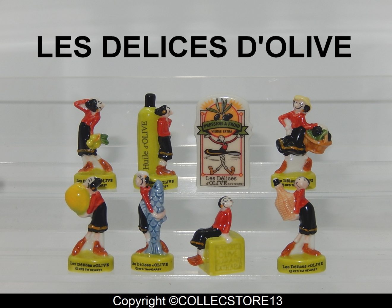 SERIE COMPLETE DE FEVES LES DELICES D'OLIVE 2021 -POPEYE - Fèves de ...