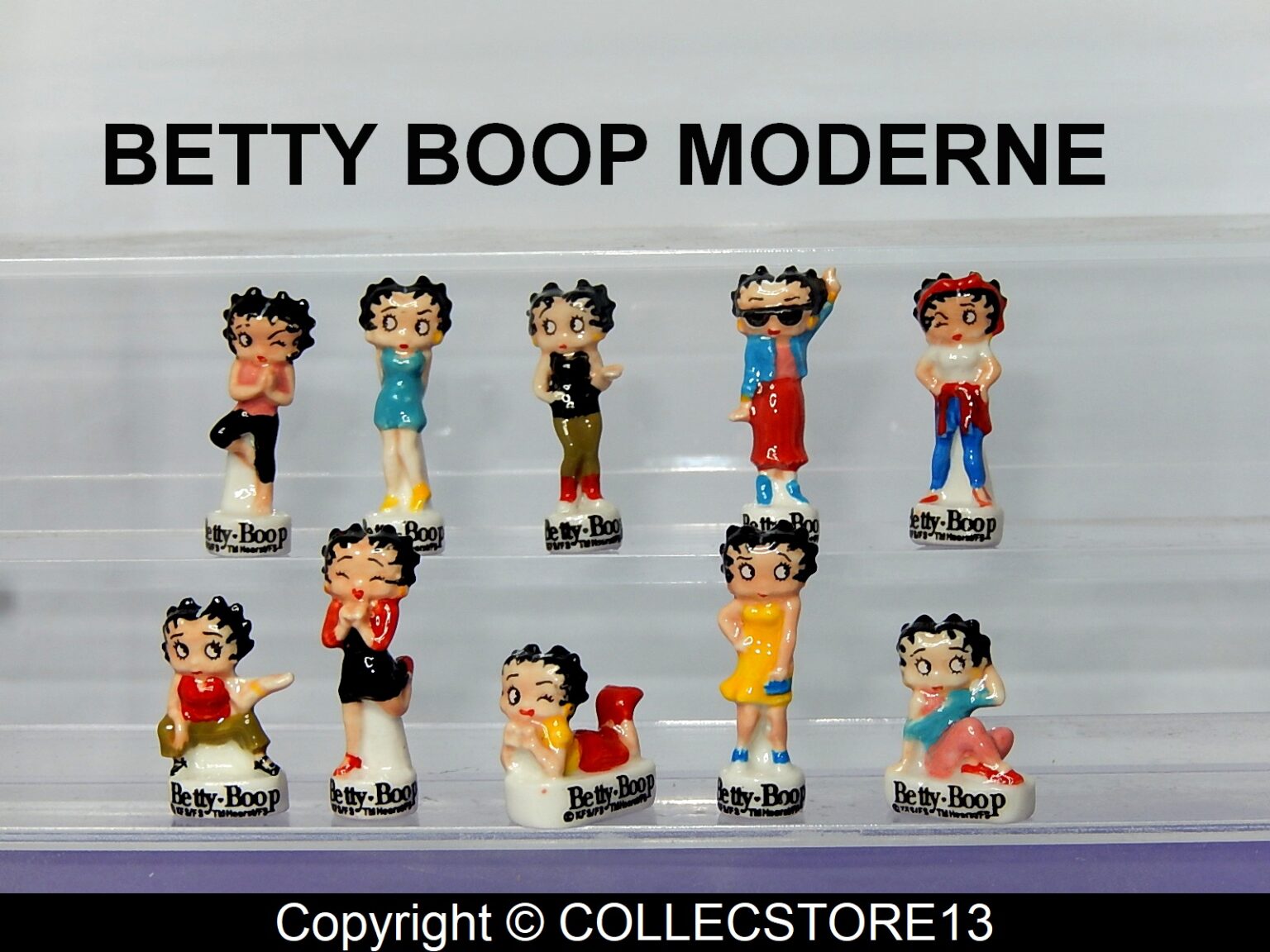 SERIE COMPLETE DE FEVES BETTY BOOP MODERNE 2022 - Fèves de collection ...