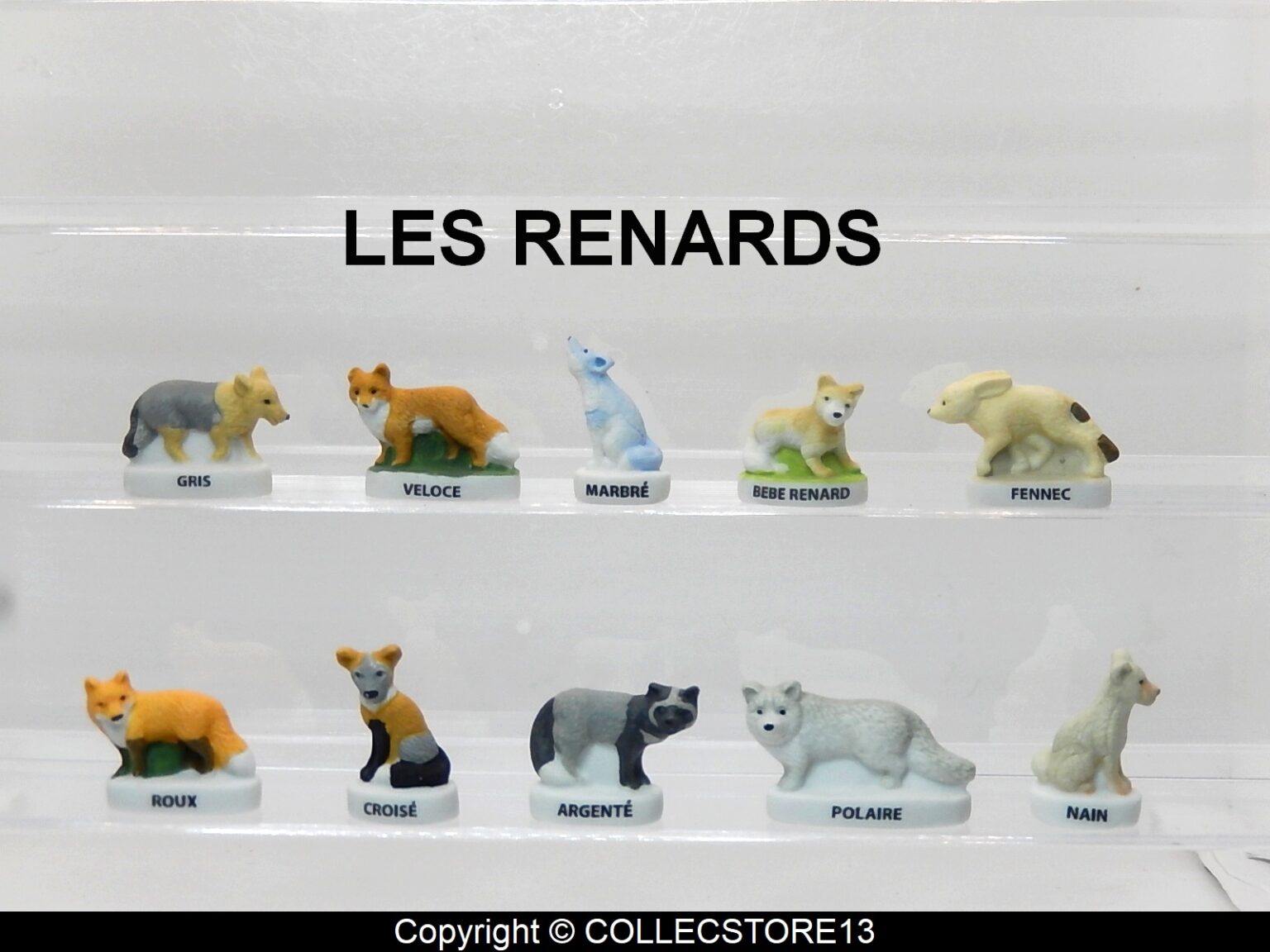 SERIE COMPLETE DE FEVES LES RENARDS MAT 2023 - Fèves de collection ...