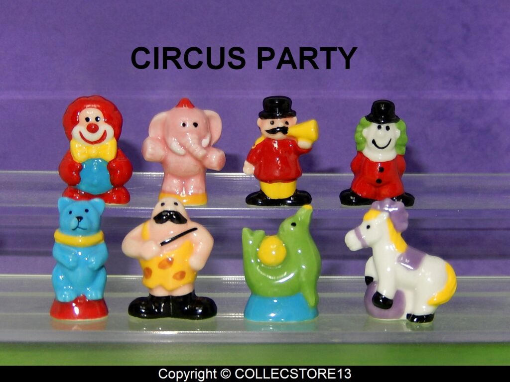 SERIE COMPLETE DE FEVE CIRCUS PARTY -LE CIRQUE - Fèves de collection ...