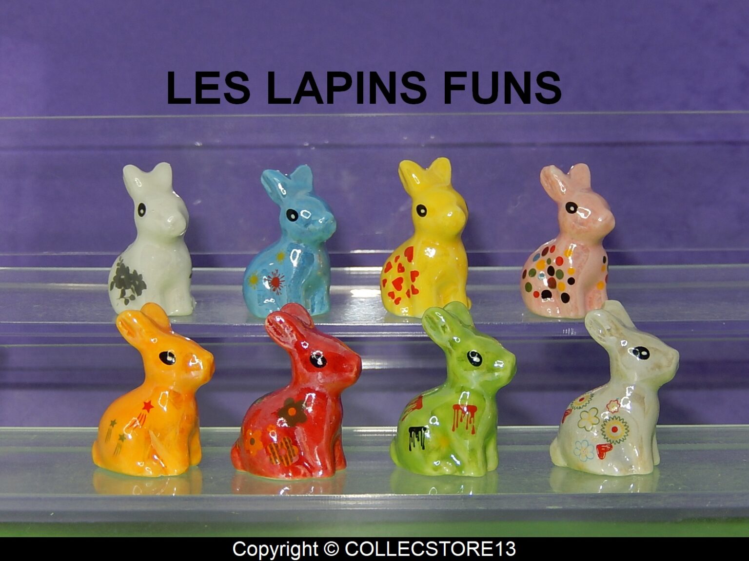 BOITES DE 100 FEVES LES LAPINS FUNS 2023 - Fèves de collection ...