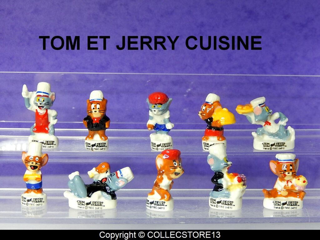 SERIE COMPLETE DE FEVES TOM ET JERRY CUISINE - Fèves de collection ...