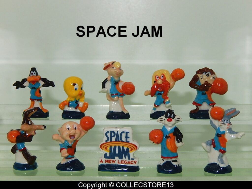 SERIE COMPLETE DE FEVES SPACE JAM WARNER-BASKET - Fèves de collection ...