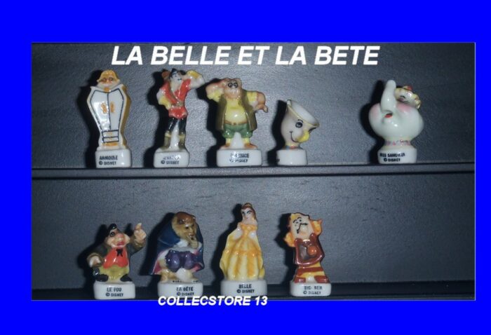 SERIE COMPLETE DE FEVES LA BELLE ET LA BETE +HORS SERIE DISNEY - Fèves ...