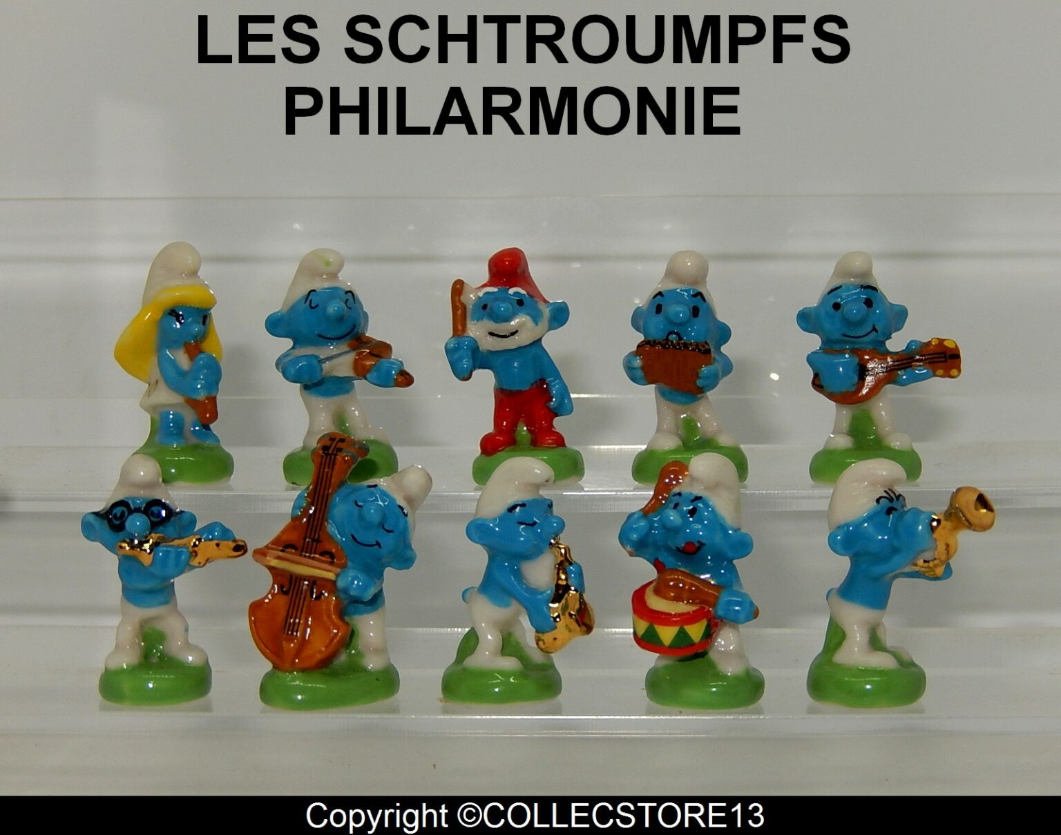 SERIE COMPLETE DE FEVES LES SCHTROUMPFS PHILARMONIE - Fèves de ...