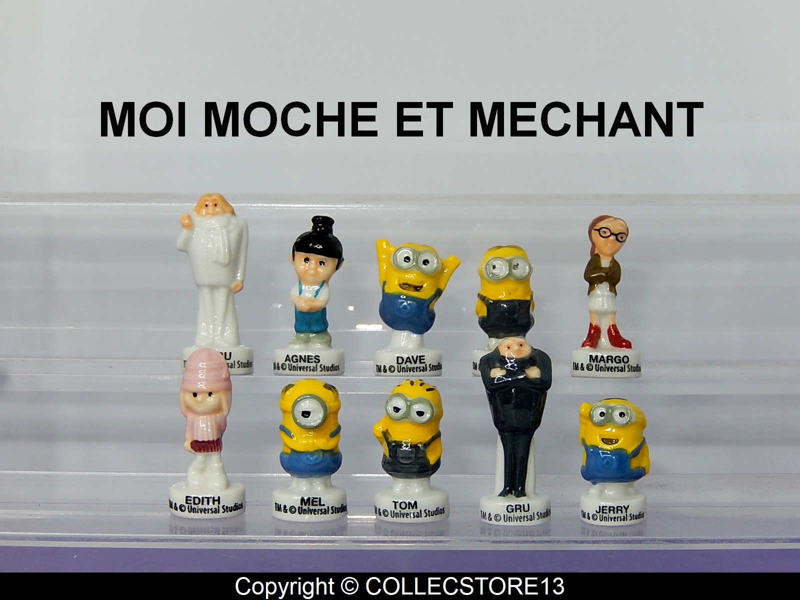 SERIE COMPLETE DE FEVES MOI MOCHE ET MECHANT-LES MINIONS - Fèves de ...