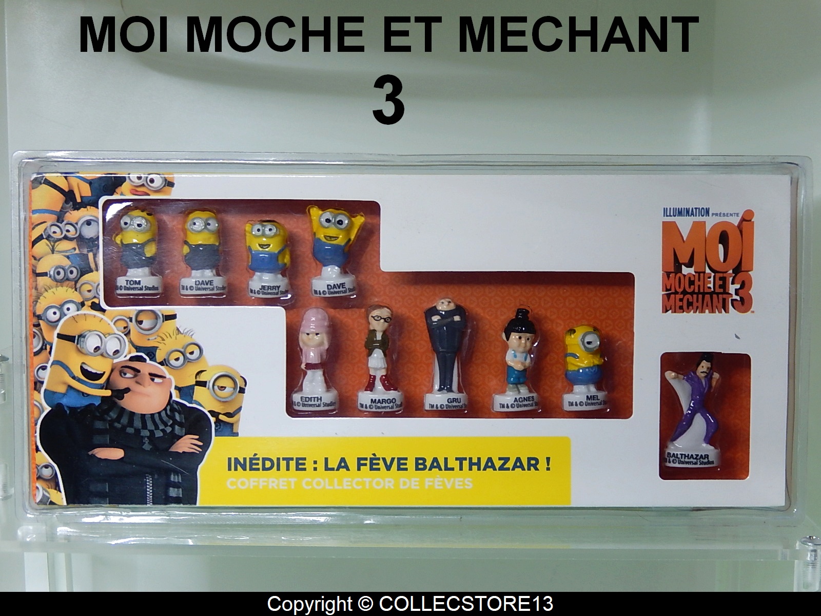 SERIE COMPLETE DE FEVES EN COFFRET MOI MOCHE ET MECHANT -LES MINIONS ...