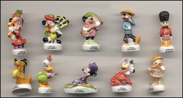 SERIE COMPLETE DE FEVES MICKEY AUTOUR DU MONDE -DISNEY - Fèves de ...