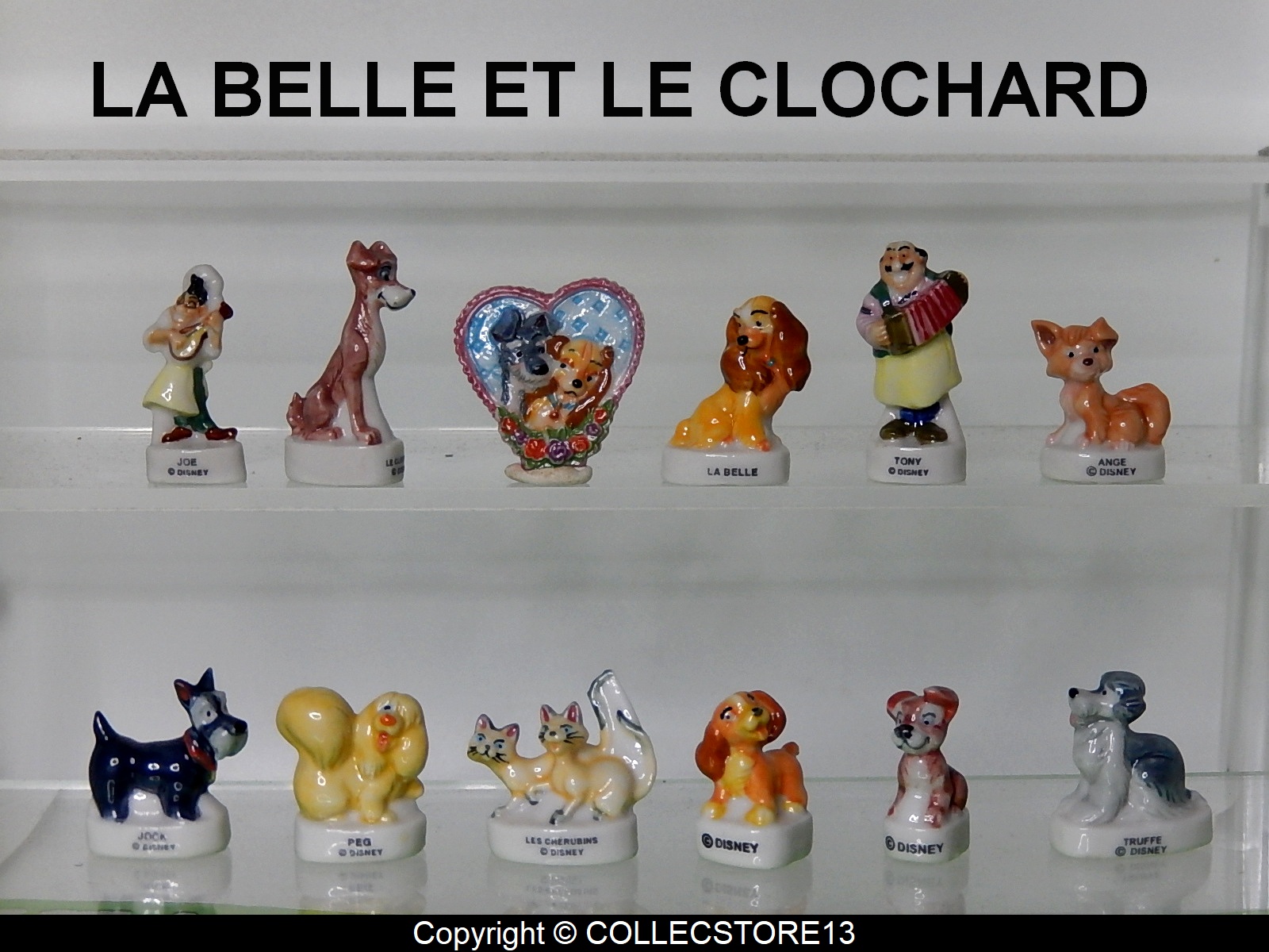 DVO8 LA BELLE ET LE CLOCHARD - DISNEY - Fèves de collection - CollectStore