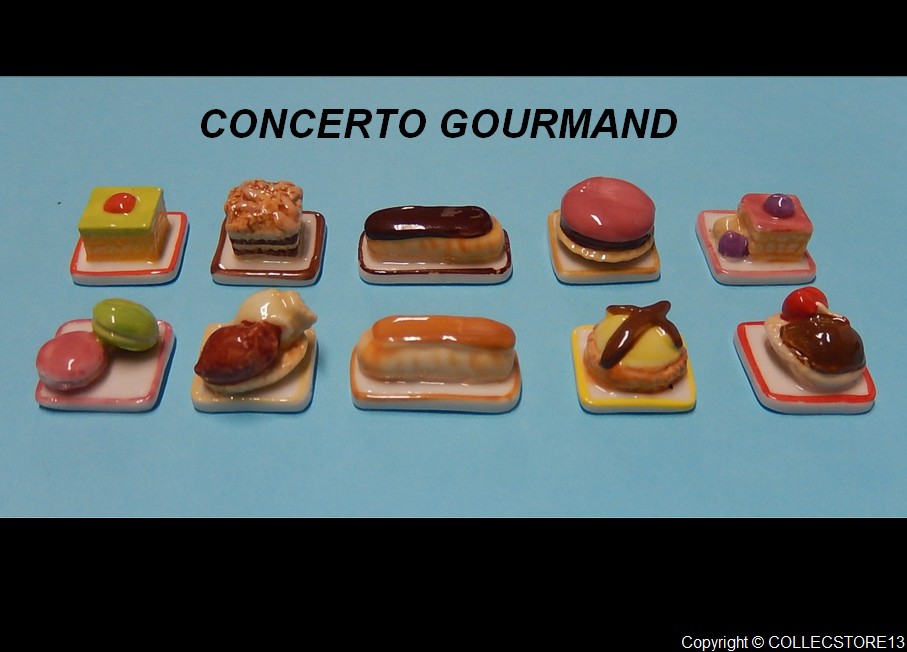 DVO4 LES GATEAUX CONCERTO GOURMAND - Fèves de collection - CollectStore