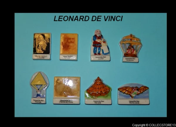 DVO 4 LEONARD DE VINCI - Fèves de collection - CollectStore