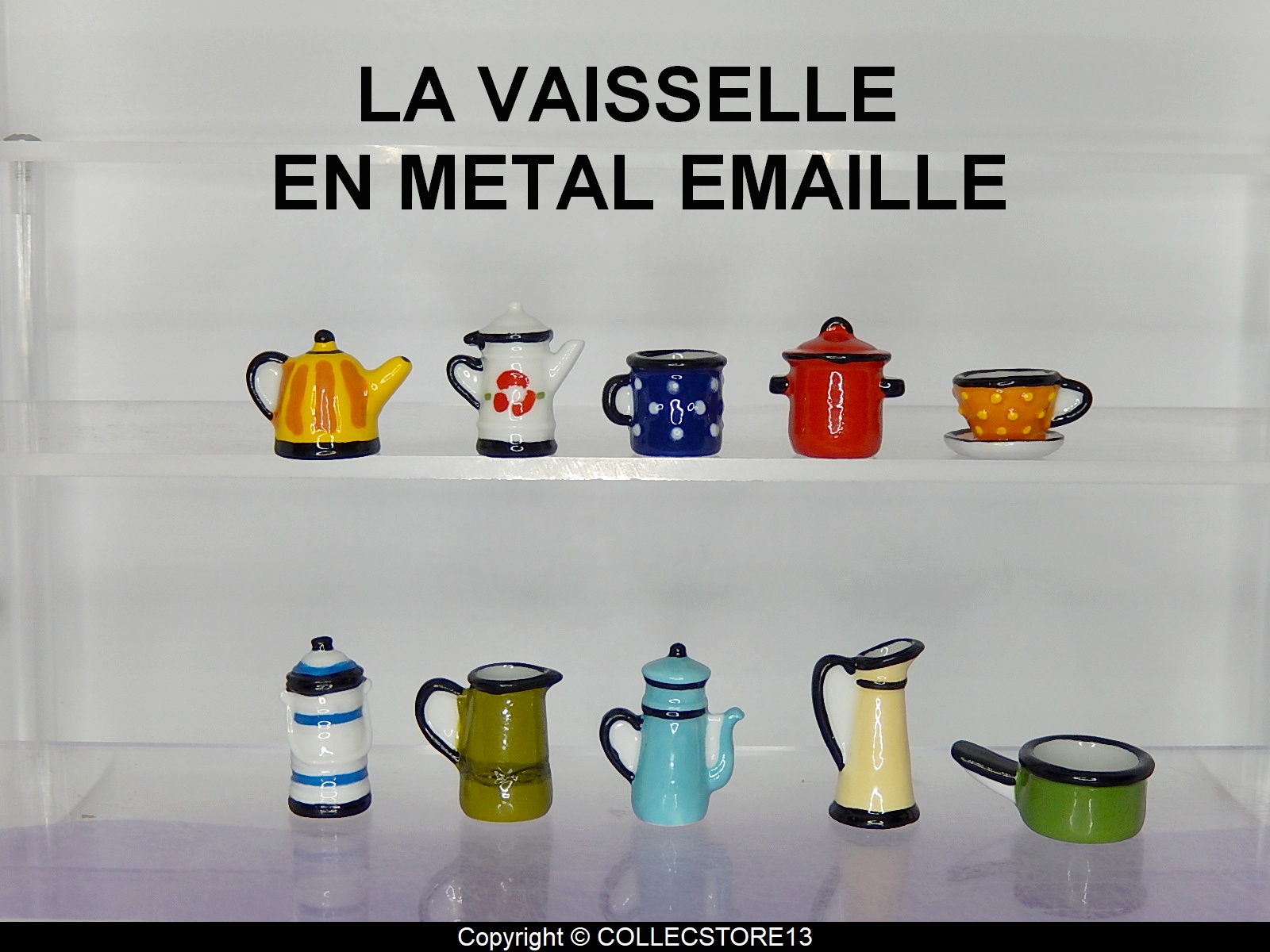 LA VAISSELLE EN METAL EMAILLE 2026 - Fèves de collection - CollectStore