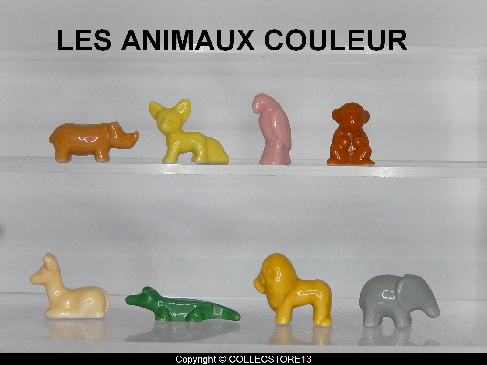 LES ANIMAUX COULEURS - Fèves de collection - CollectStore